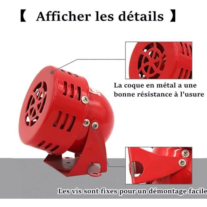 Sirènes De Sécurité - Sirene Alarme 220v Puissant À Exterieure 120db ...