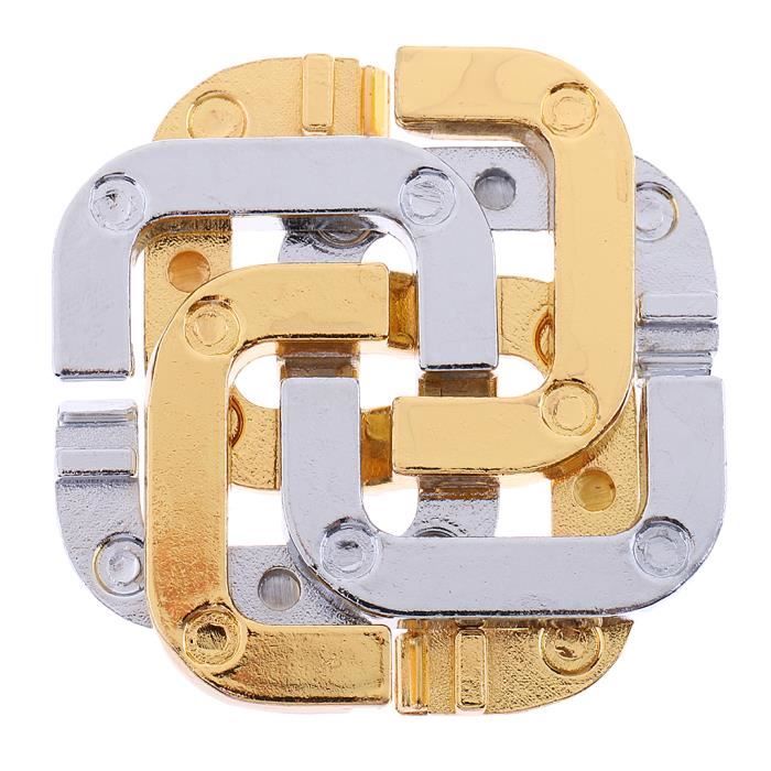 Classique IQ Métal Fil Puzzle Baffling Brain Teaser Magic Locks Puzzles ...