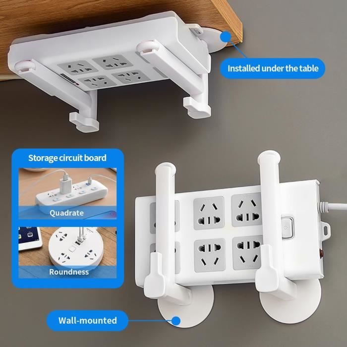 Support mural pour box internet et routeur - Etagère sans percer pour ...