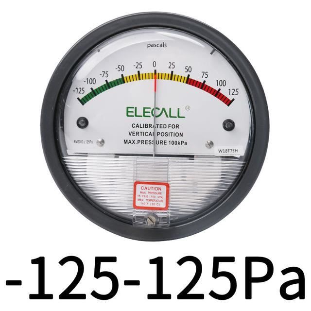 MANOMETRE,0-750pa--Manomètre de pression différentielle à pointeur ...