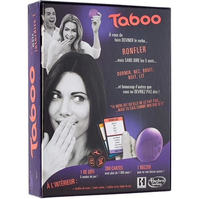TABOO - Classique - Jeu de societe pour la famille - Jeu de plateau ...