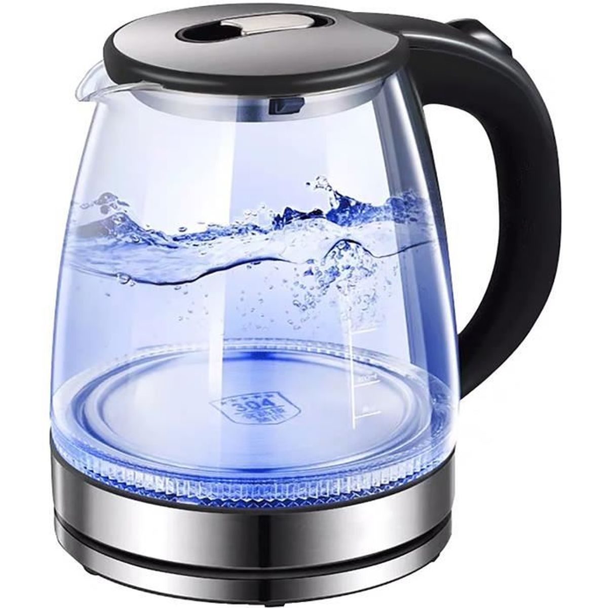 Bouilloire Électrique en Verre avec Éclairage LED Illuminat, 2000W ...