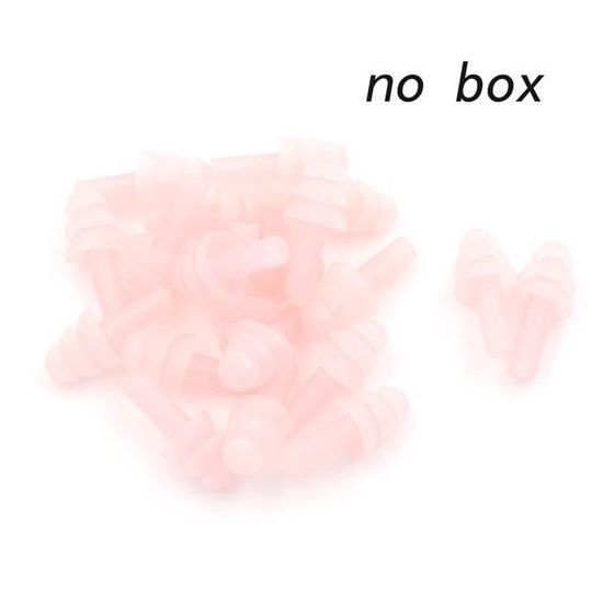 10 paires Rose - Bouchons'oreille coniques en silicone souple pour la ...