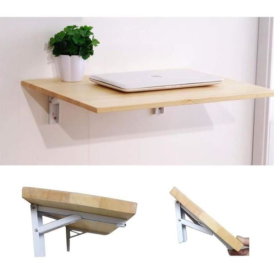 Table Murale Rabattable Table Pliante Murale, Table Pliante Bureau D ...