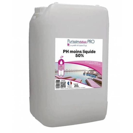 PH MOINS LIQUIDE EN BIDON DE 25KG HYDRAPRO - Cdiscount Jardin