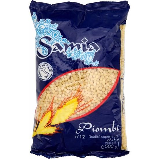 SAMIA Pâtes Piombi N°12 500g - Cdiscount Au quotidien