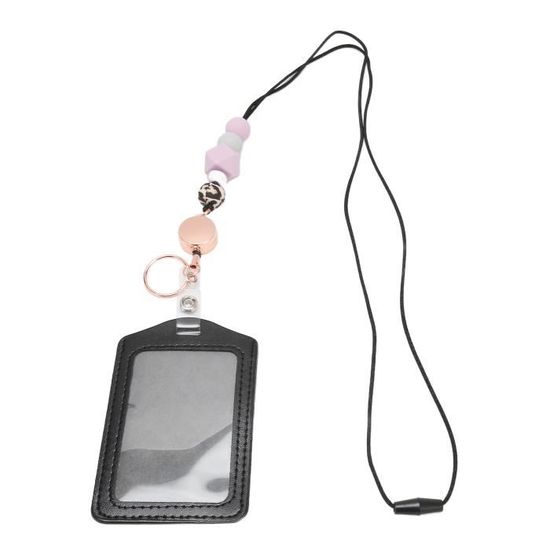 Porte-badge - HURRISE - Violet E - Rétractable - Transparent - Multi ...