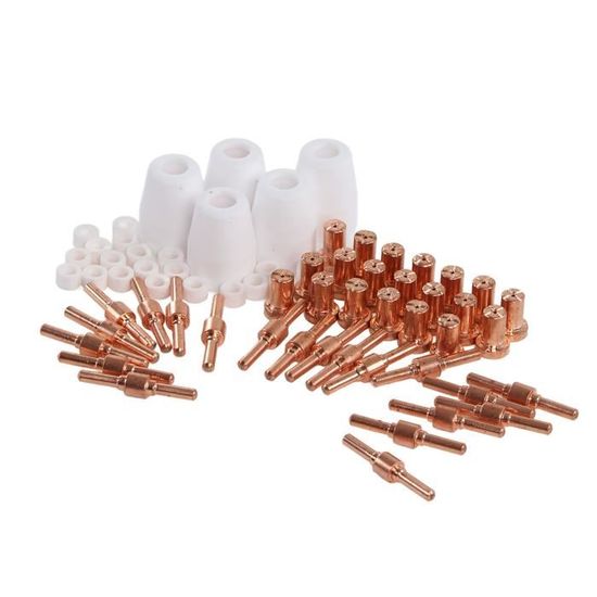 Kit de consommables pour torche de soudage TBEST - Lot de 65 pièces pour PT31, LG40, CUT 40, CUT ...