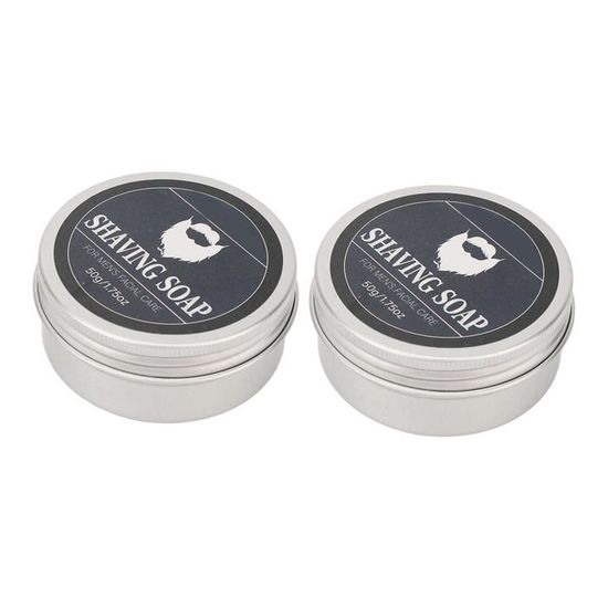 Vvikizy mousse à raser Crème à raser pour hommes, 2 pièces, 50g, mousse ...