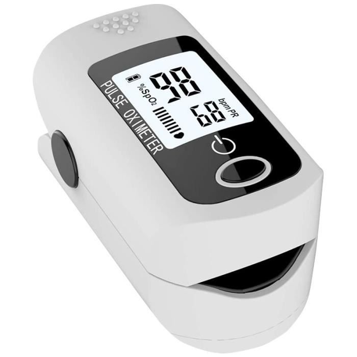 Oxymètre de doigt Portable d'oxygène dans le sang, capteur de pouls ...