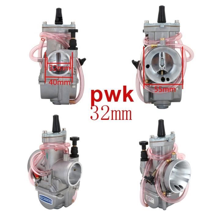 Pour Keihin Mikuni carburateur Carburador universel pour KOSO PWK 28 30 32 34 2T 4TWith Jet de ...