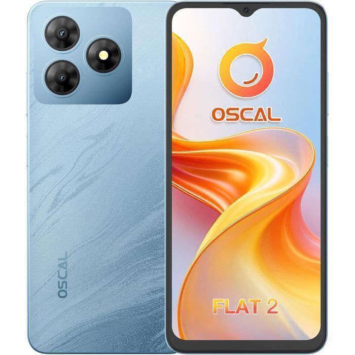 OSCAL FLAT 2 Smartphone 6.56" 8Go RAM + 256Go ROM 5000mAh 13MP Caméra Téléphone portable 4G ...