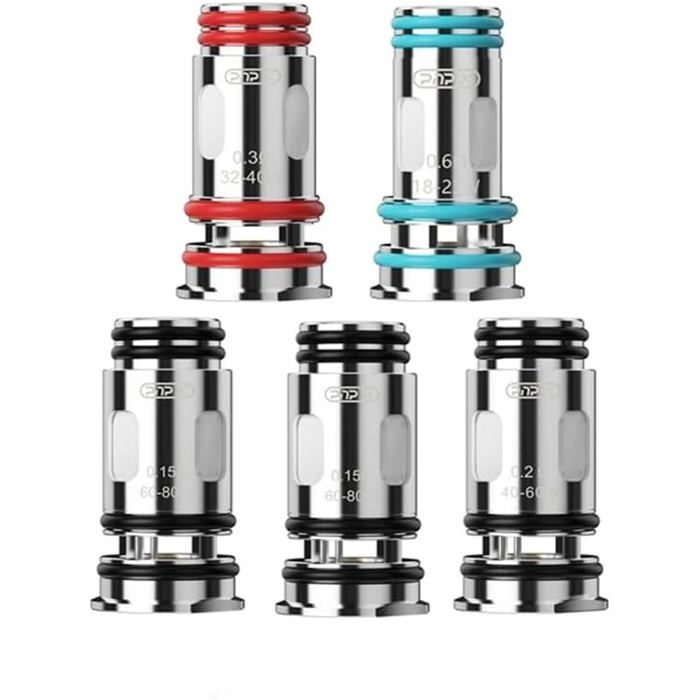VOO**POO PnP X Coil 0,15/0,2/03/0,6ohm DTL MTL Fit E Cigarette PnP X ...