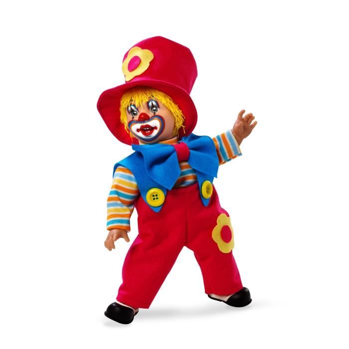 ARIAS Poupon Clown fantaisie 38 cm - Nœud bleu - Cdiscount Jeux - Jouets
