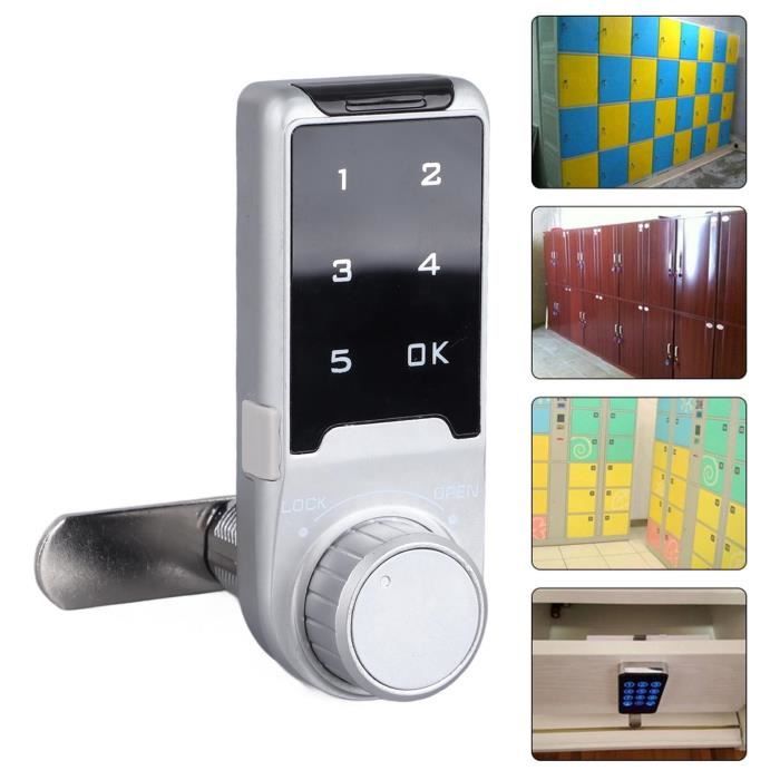 Atyhao Serrure d'armoire à clavier électronique Serrure de sécurité à Numérique, Ensemble de Kit ...