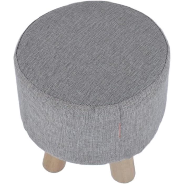 Tabouret À Langer, Pieds En Bois De Forme Ronde, Petit Tabouret Repose ...