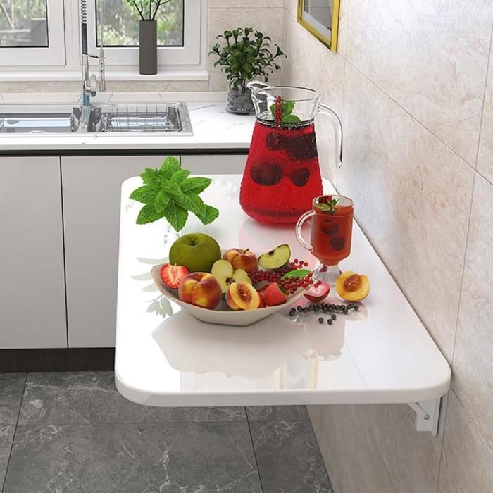 Petite Table Murale Pliante Robuste Fixée Au Mur, Mur De Table Pliante ...