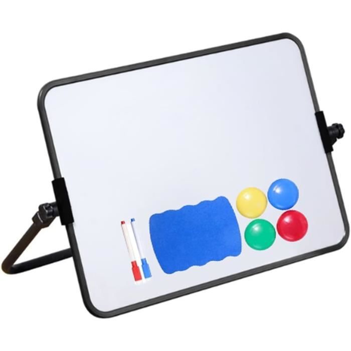 Petit Tableau Blanc Magnétique A4 Effaçable À Sec, Chevalet De Bureau ...