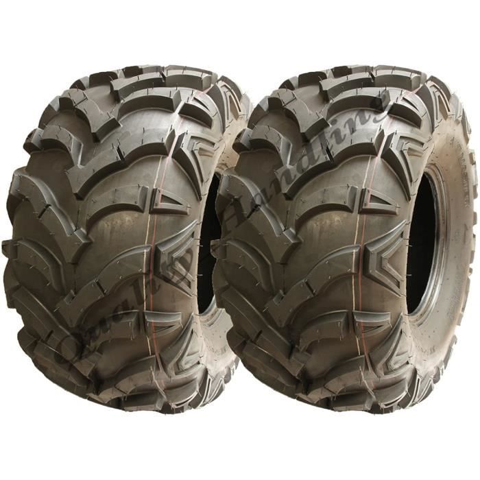 2 - Quad Pneus 25X12-10 6ply Wanda 'E' Marqué Atv Paire Pneus ...