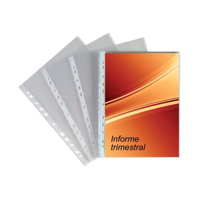 Grafoplas Pochette perforée A4 transparent-05570100 - Cdiscount Beaux ...