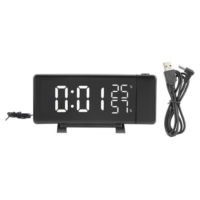 Fdit Thermomètre hygromètre Hygromètre de thermomètre de réveil à ...