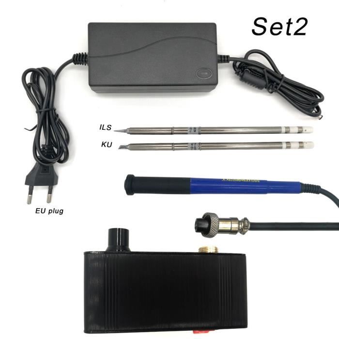 Poste a souder,MINI station de soudage OLED T12-942,avec poignée 9501 ...