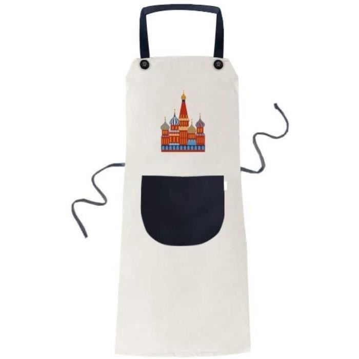 Tablier de cuisine avec symbole national de la Russie Motif Kremlin ...