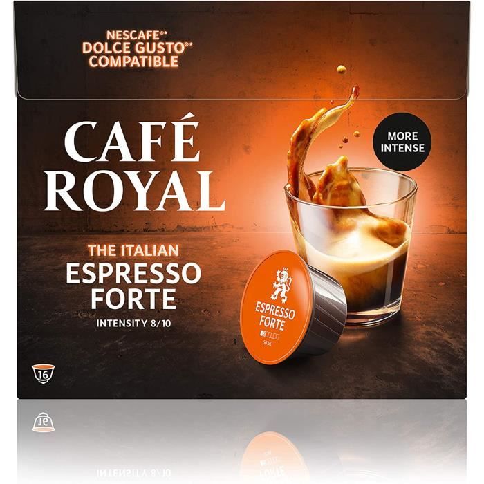LOT DE 4 - CAFE ROYAL - Espresso Forte Café Compatibles Dolce Gusto ...