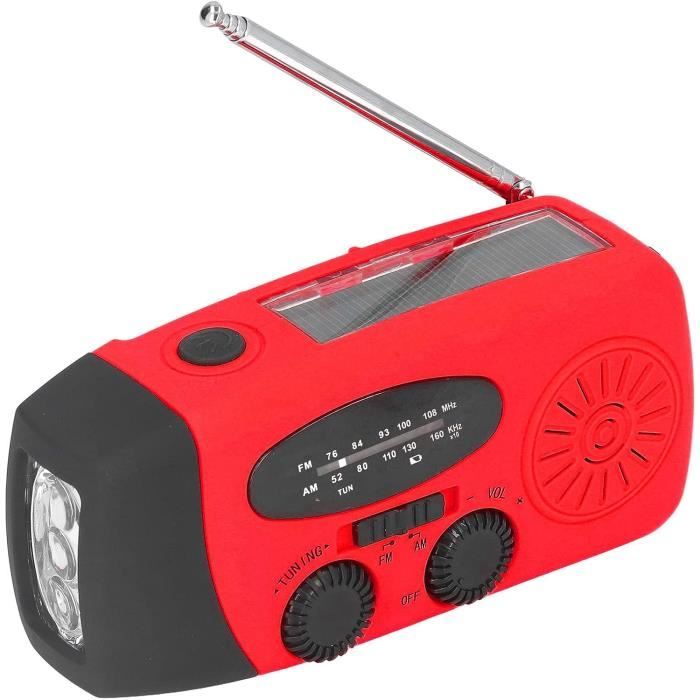 Radio Solaire,Lumière De Canal Radio Portable Fm Am Wb Noaa Avec ...