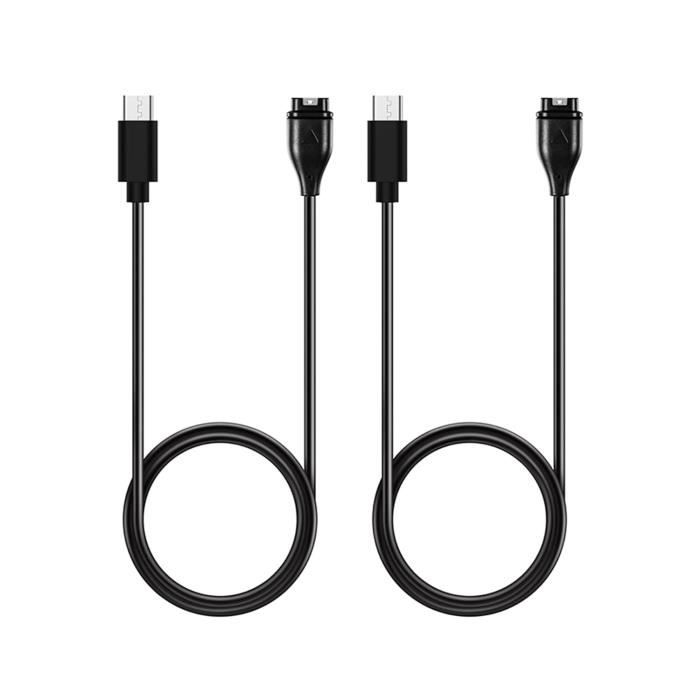 Lot De 2 Câbles De Charge Pour Montre Connectée Garmin Descent G1-Fenix ...