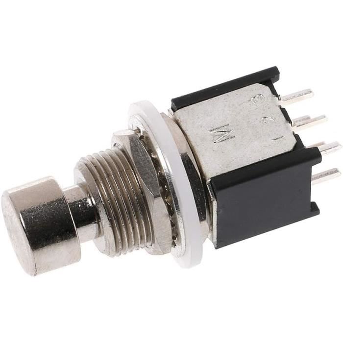 O Dpdt Momentary On (On) Foot Switch Pédale D'Effets Guitare Metal ...