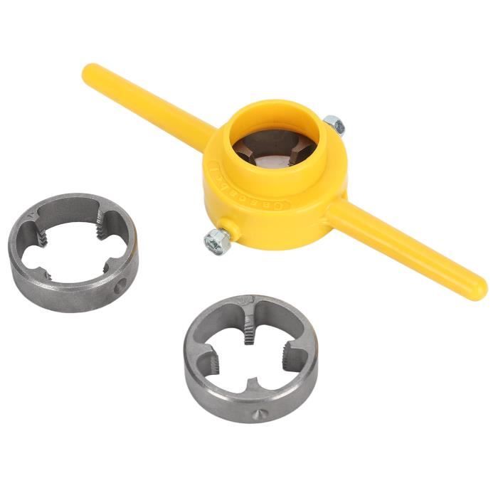 Cikonielf Pipe Threading Tool, Pipe Threader Manual Operate with 3 ...