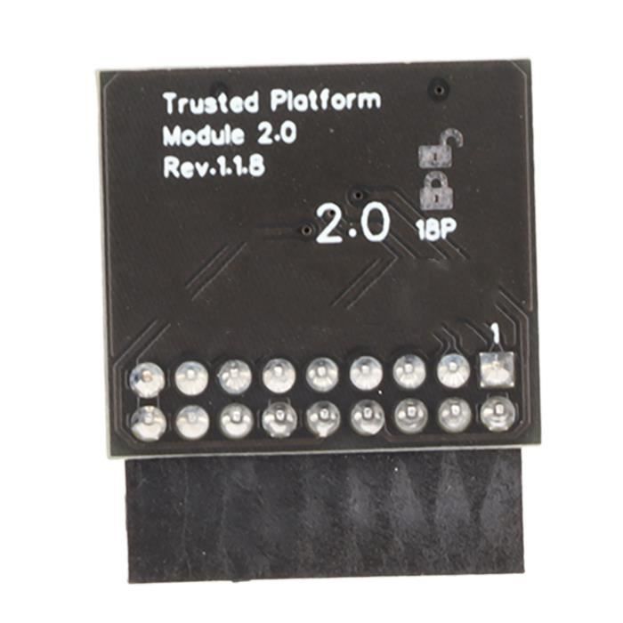 URB--Module de sécurité de cryptage TPM 2.0 d'interface LPC 18Pin L ...