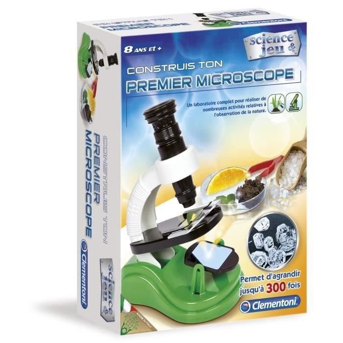 CLEMENTONI Science & Jeu - Construis ton premier Microscope - Jeu ...