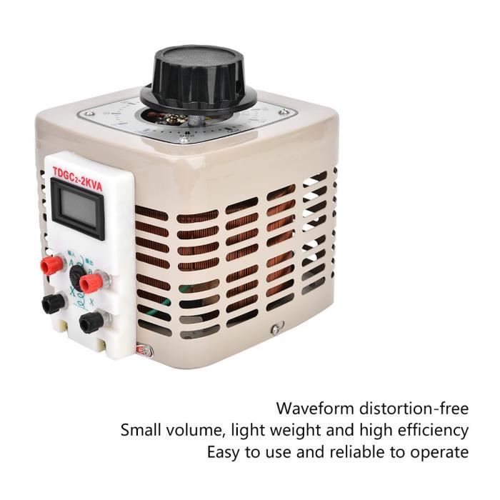 EJ.life Régulateur de tension 220 V Voltage regulator, TDGC2-2KVA ...
