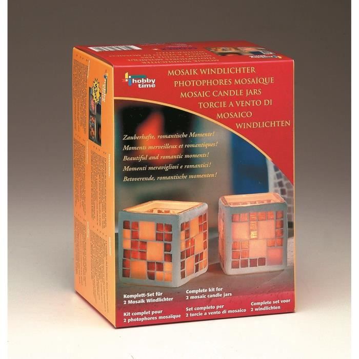 GLOREX Kit Mosaïque "photophores" - Cdiscount Jeux - Jouets