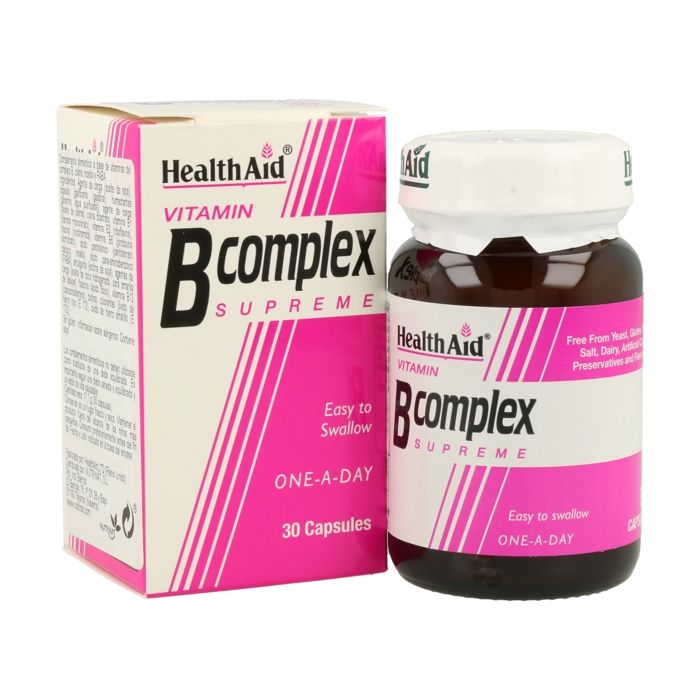Health Aid Vitamin B Complex Supreme 30's. - Cdiscount Santé - Mieux vivre