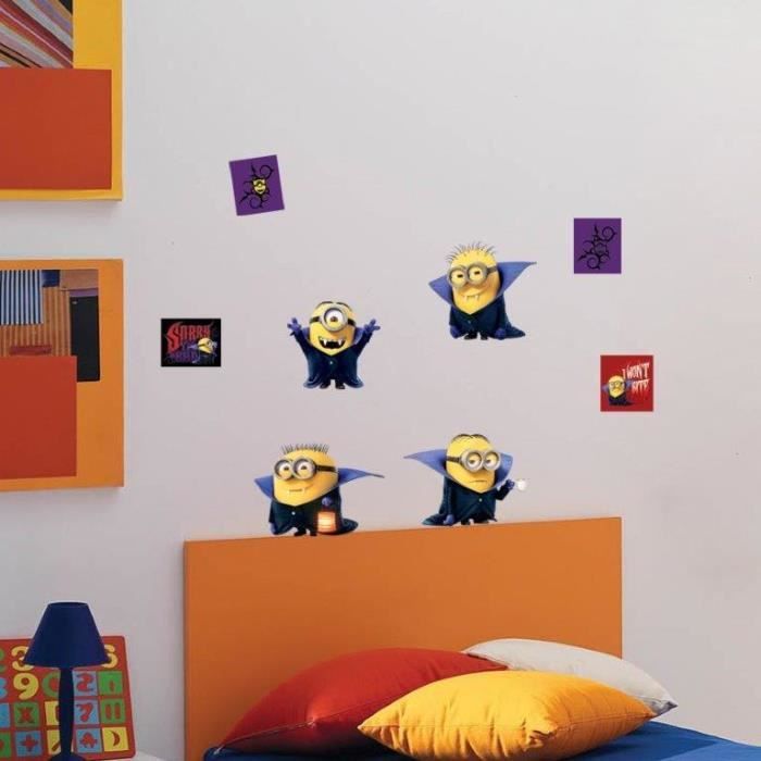 Sticker / Décor mural - MINION - Motif Minion - Couleurs brillantes ...