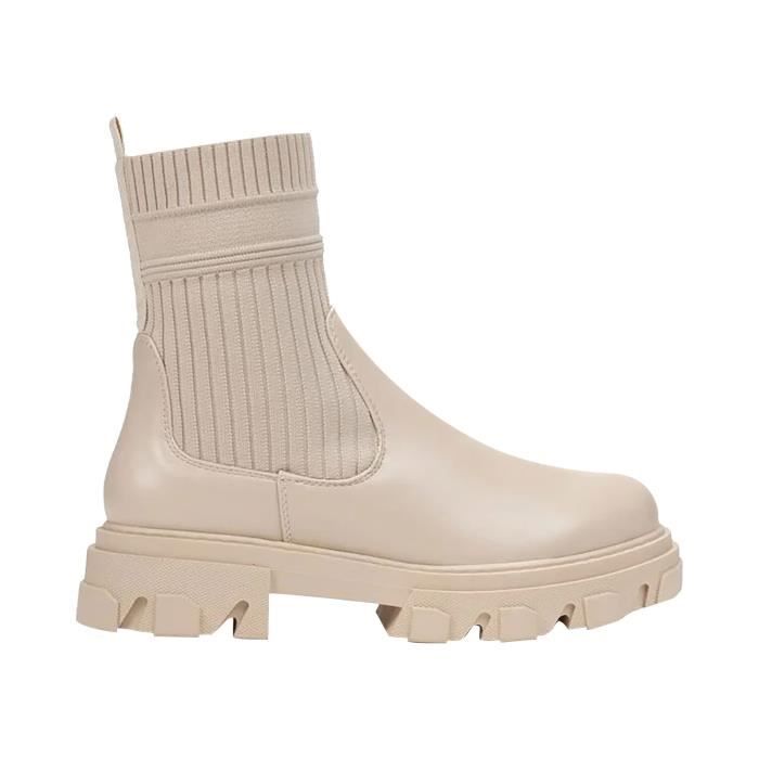 Lukcolor Talon épais de style britannique 2021 nouvelles bottines de ...