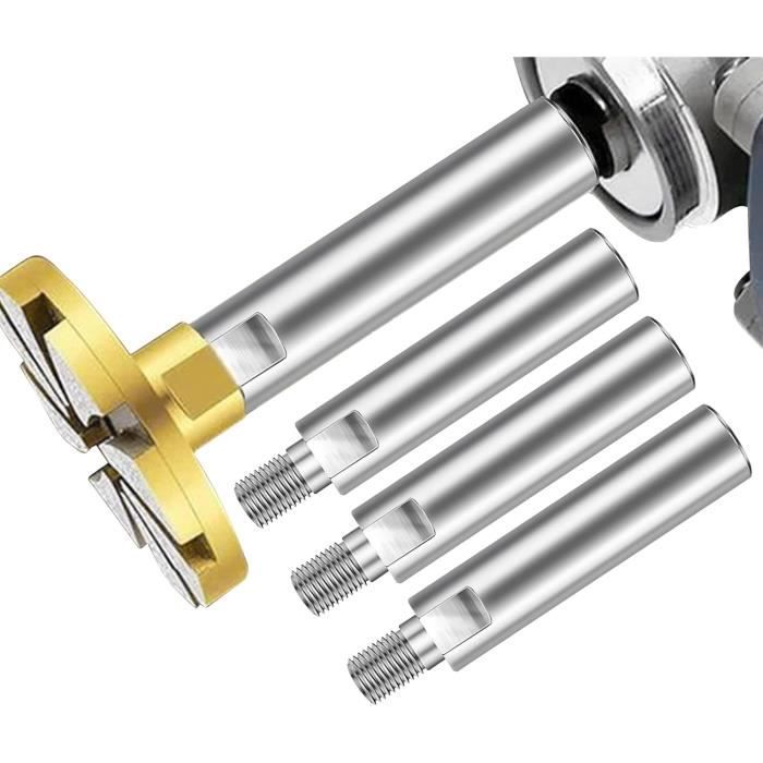 3Pcs 80Mm Tiges De Connexion D'Extension Pour Meuleuse D'Angle Levier Adaptateur Pour Meuleuse D ...