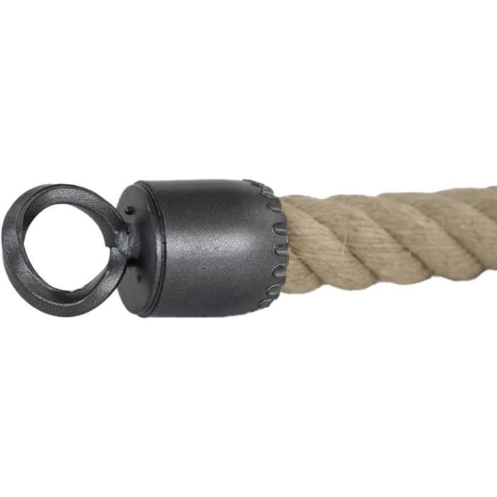 Unbekannt Embout de corde en fer forgé avec anneau pour corde de main ...