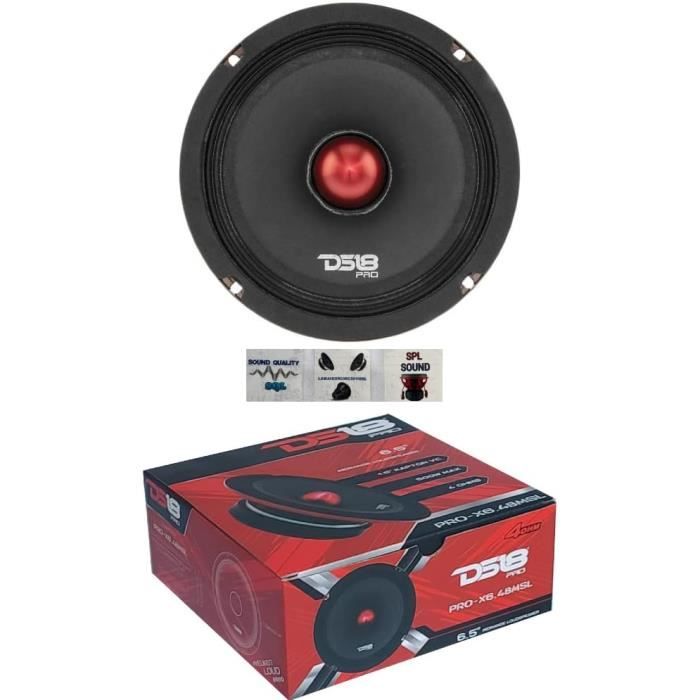 1 Midrange Ds18 Pro-X6.4Bmsl Haut-Parleur 16,5 Cm 165 Mm 6,5" Diamètre 250 Watts Rms Et 500 ...