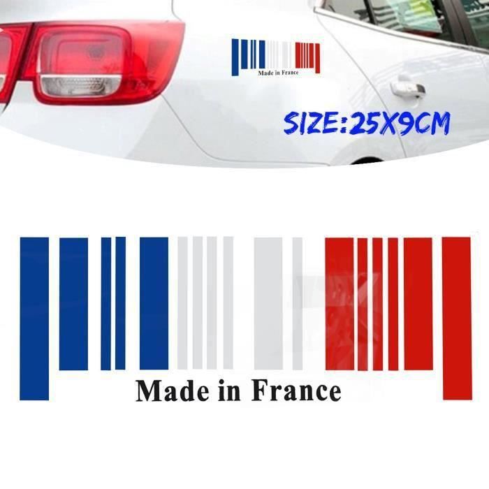 1x Autocollant Code à Barres Universel PVC 25x9cm Made In France ...