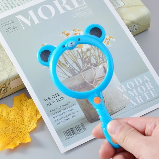 LOUPE OPTIQUE,Rose Red-3X--Loupe Pour Enfants, Fournitures Scolaires ...