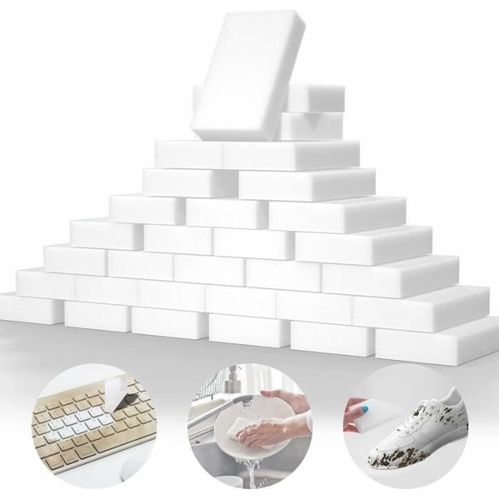 Éponge magique, 100 unités, éponge en mélamine extra large pour ...