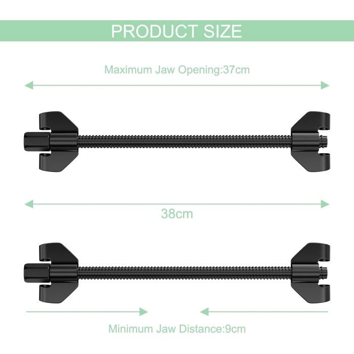 Compresseur ressort amortisseur x2 – télescopique 380mm, réglable Label ...