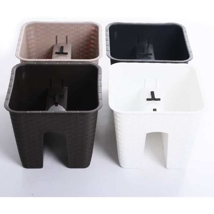 Bacs à Fleurs Balconnière Rambarde Boîte de Balustrade Pot de Fleurs 4 ...