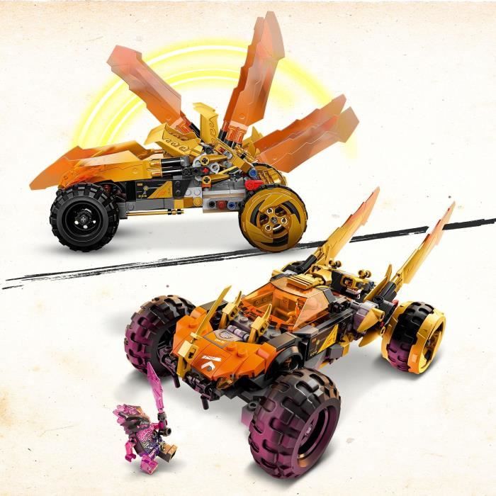 LEGO® NINJAGO 71769 Le Bolide Dragon de Cole, Jouet de Voiture et ...