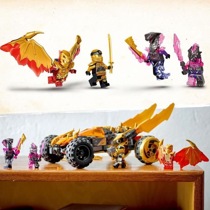 LEGO® NINJAGO 71769 Le Bolide Dragon de Cole, Jouet de Voiture et ...