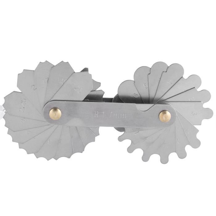 Jauge de rayon en acier allié - OMABETA - Arc concave-convexe - Outil ...